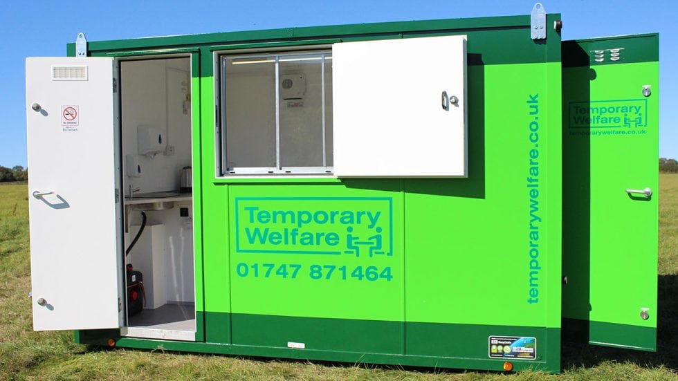 Portable Welfare Units for Hire - South of England
